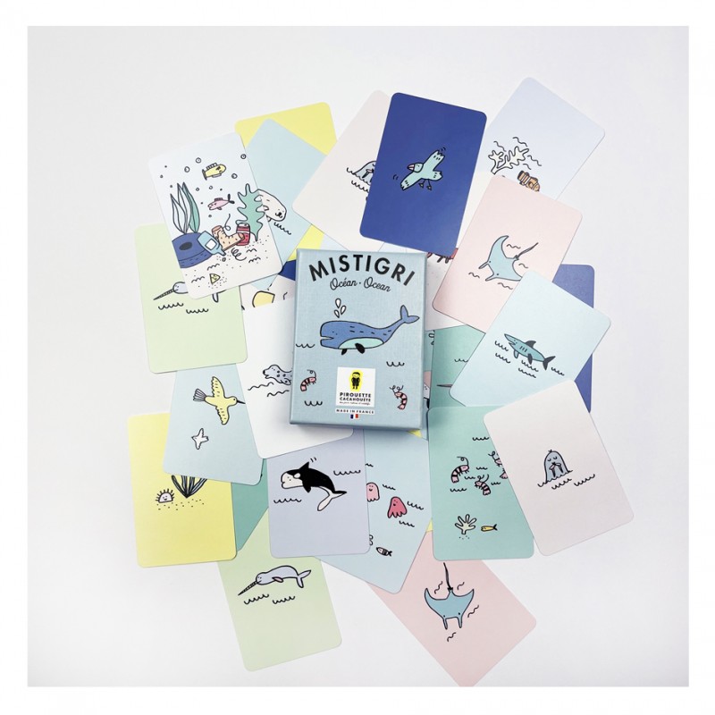 Jeu de cartes "Mistigri des Océan" fabriqué en France