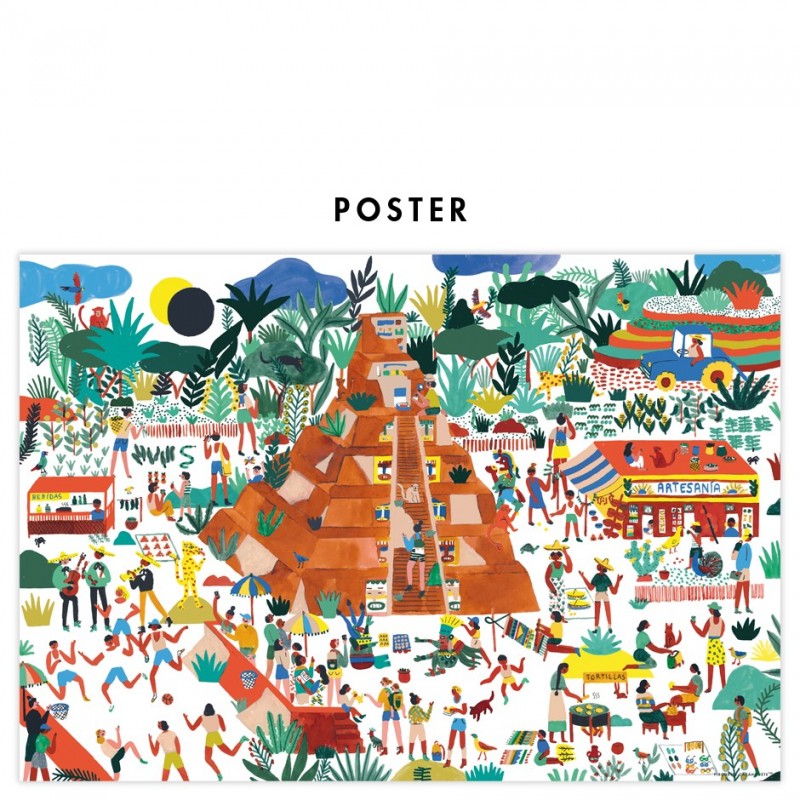 A new Mayan game puzzle made in Europe